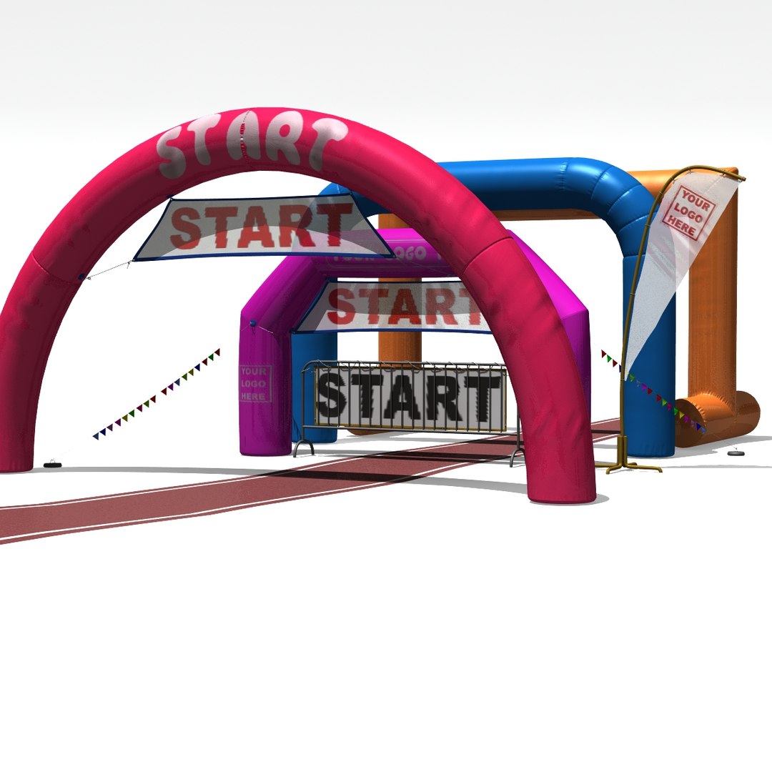 3D Inflatable Archways Arch - TurboSquid 1301843