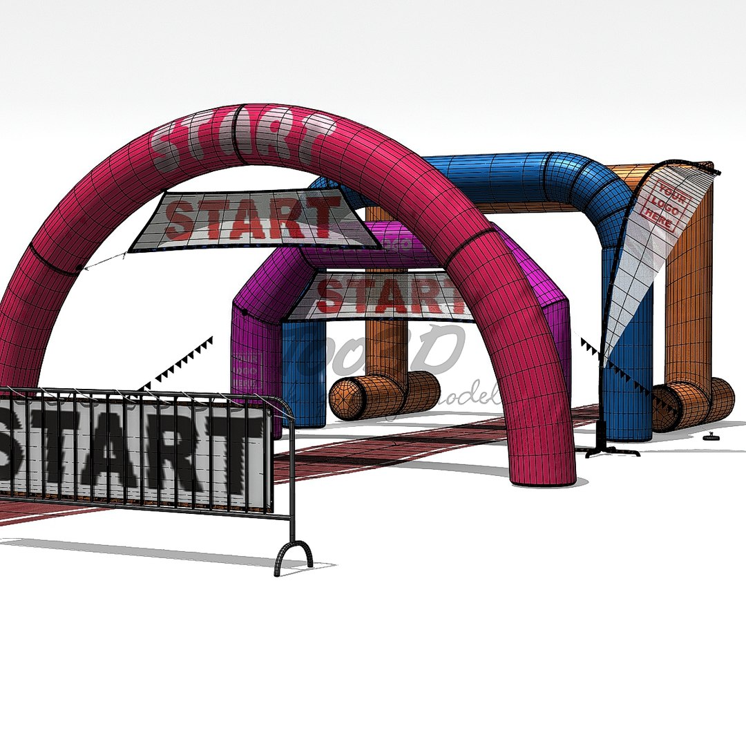 3D Inflatable Archways Arch - TurboSquid 1301843