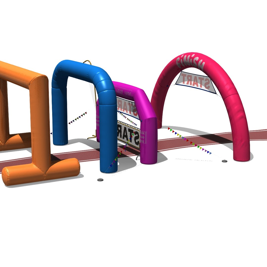 3D Inflatable Archways Arch - TurboSquid 1301843