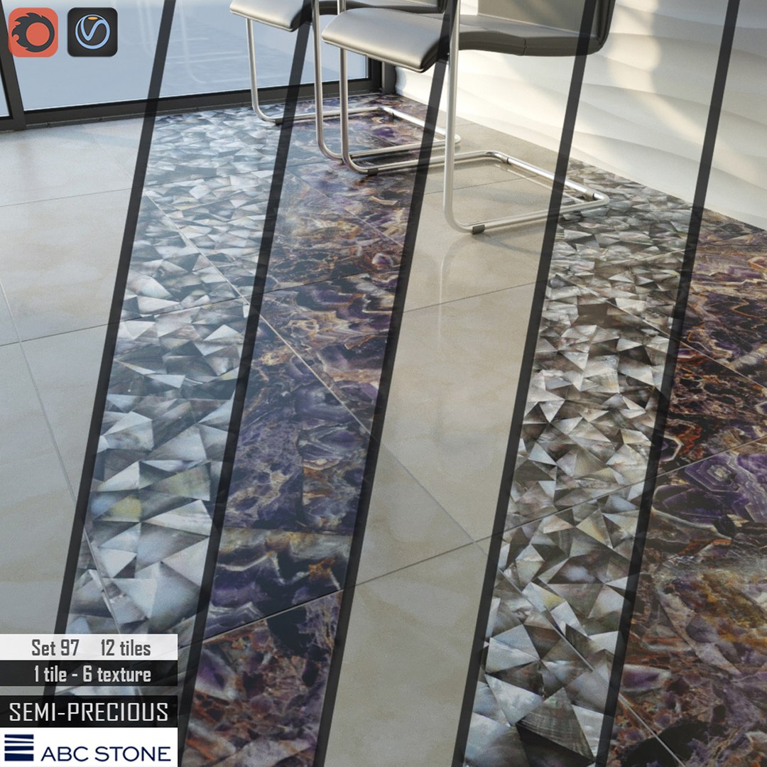 3D Tile Abc Stone Set - TurboSquid 1186991