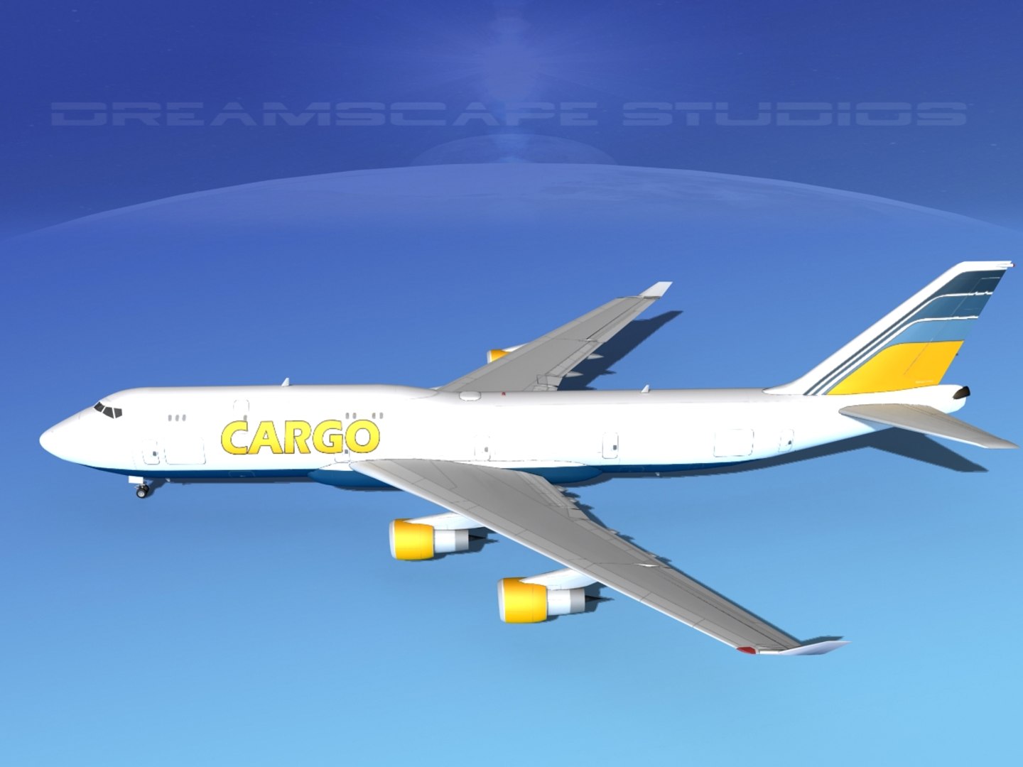 3d boeing 747 747-8 747-8i model
