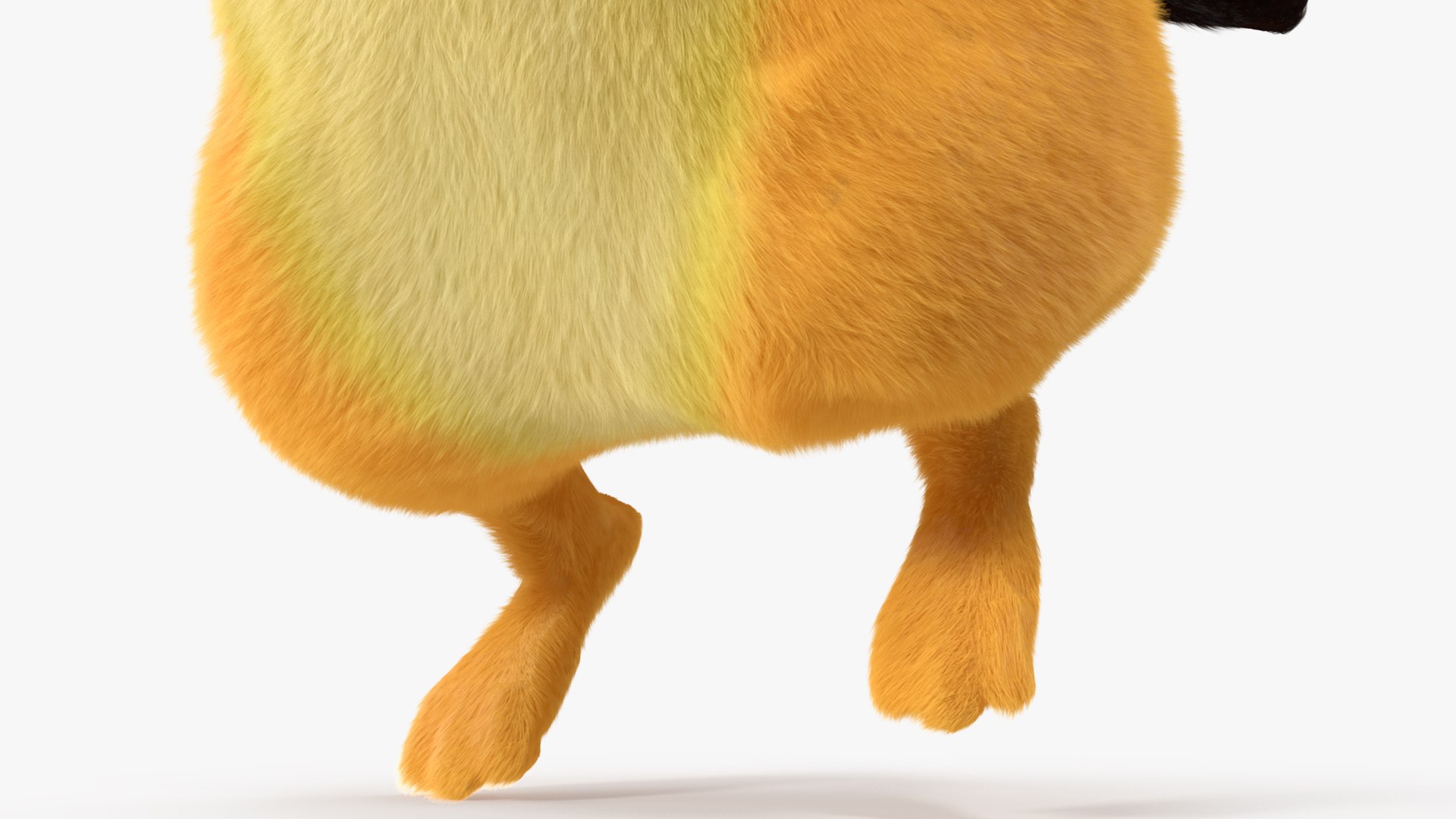 3D Happy Pikachu Character Fur Model - TurboSquid 2082854