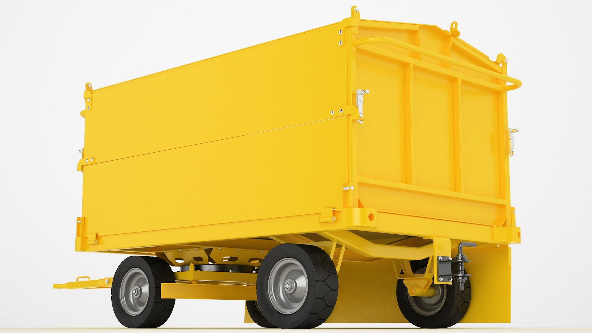 Airport Trailer 01 3D - TurboSquid 2218557