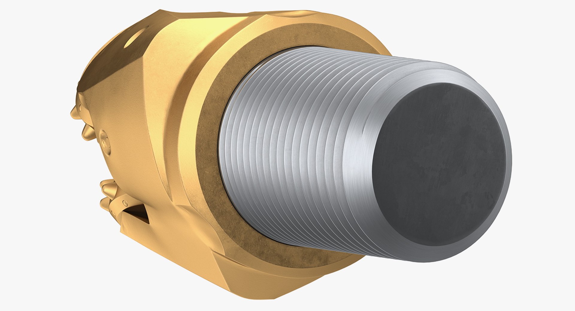 Tricone Button Bit 3D Model - TurboSquid 1394402