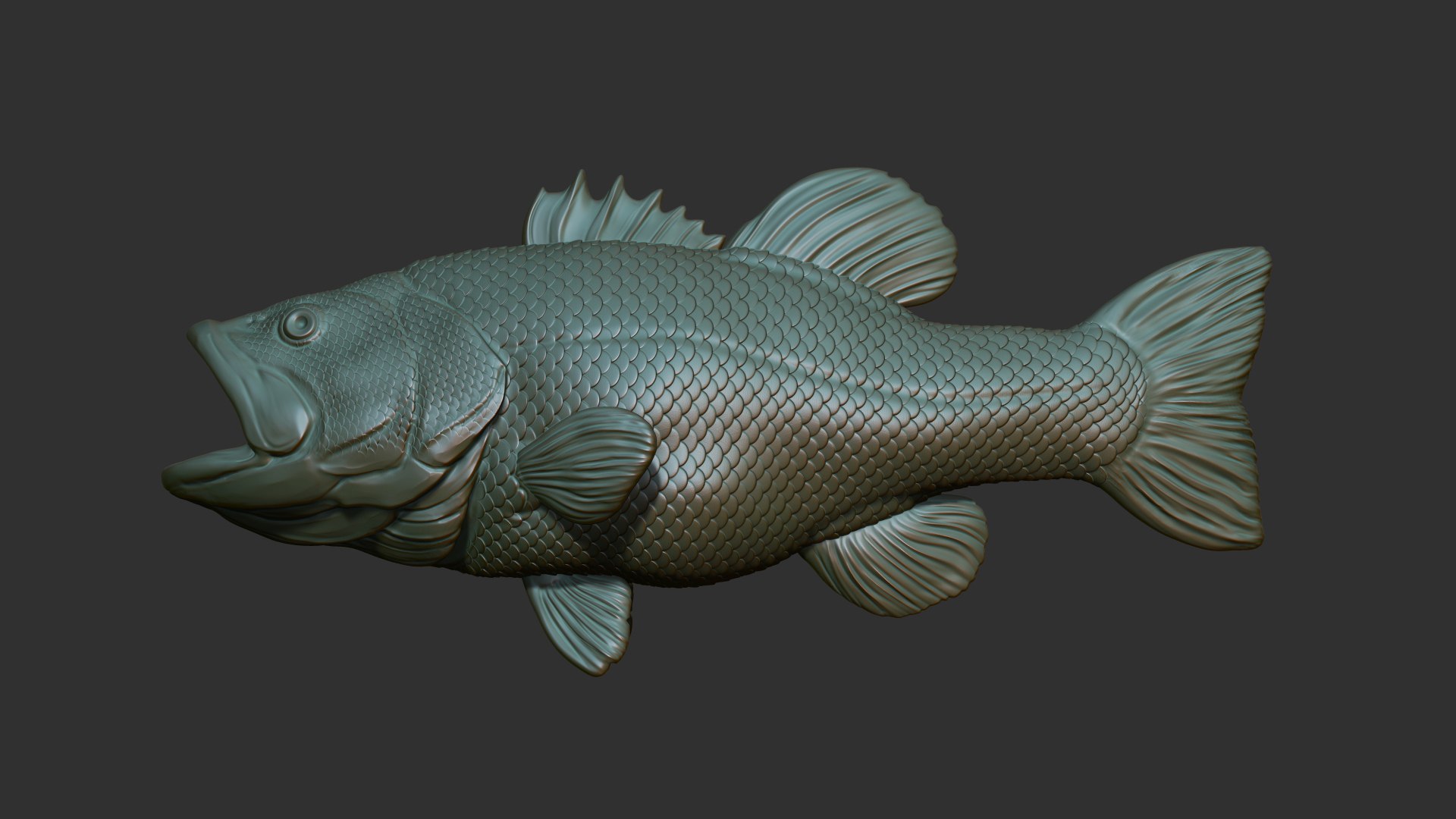 3D Largemouth Bass - TurboSquid 2170280