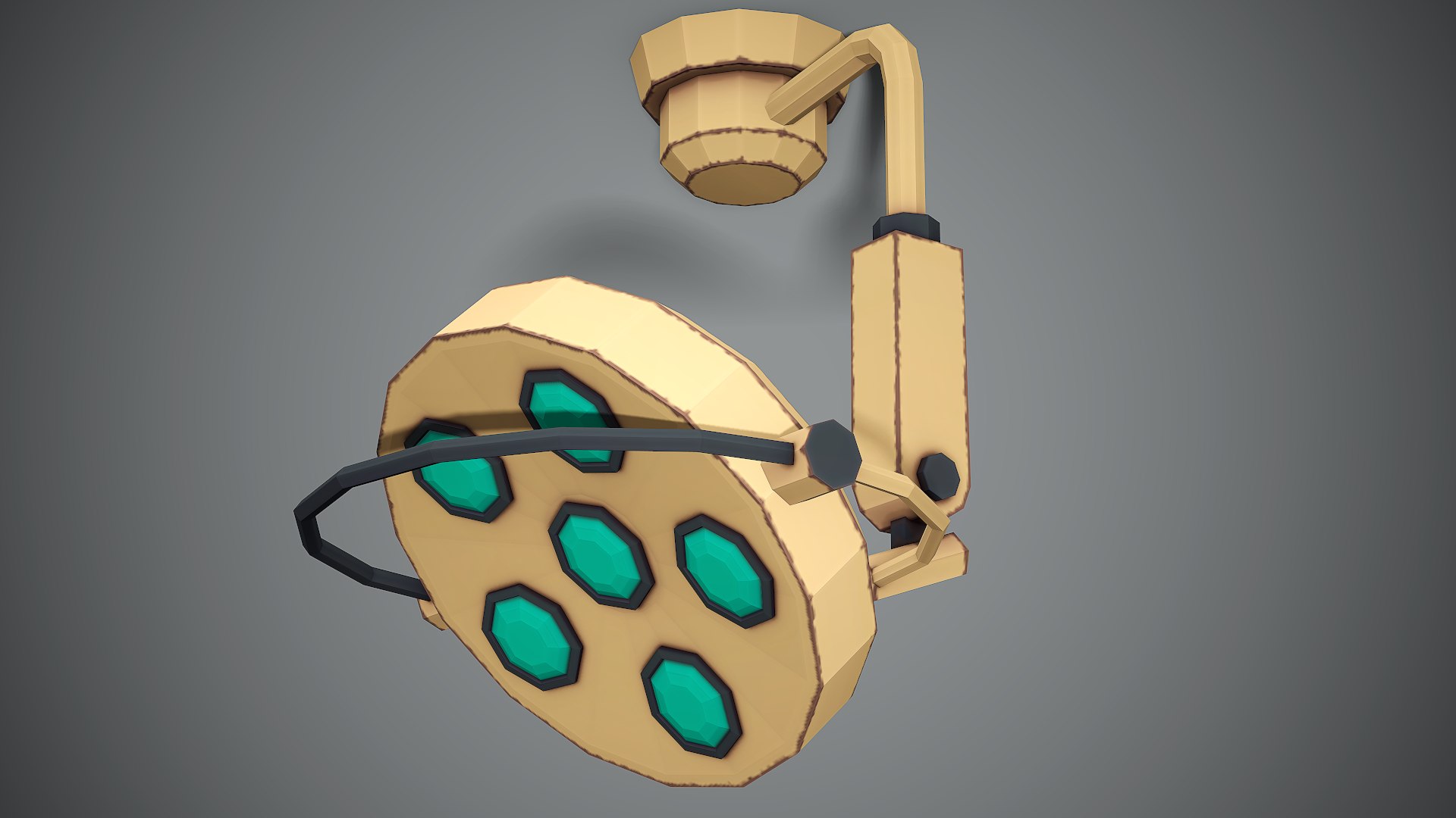 3D Model Medical Lamp - Low Poly Mobile Ready - TurboSquid 2038722