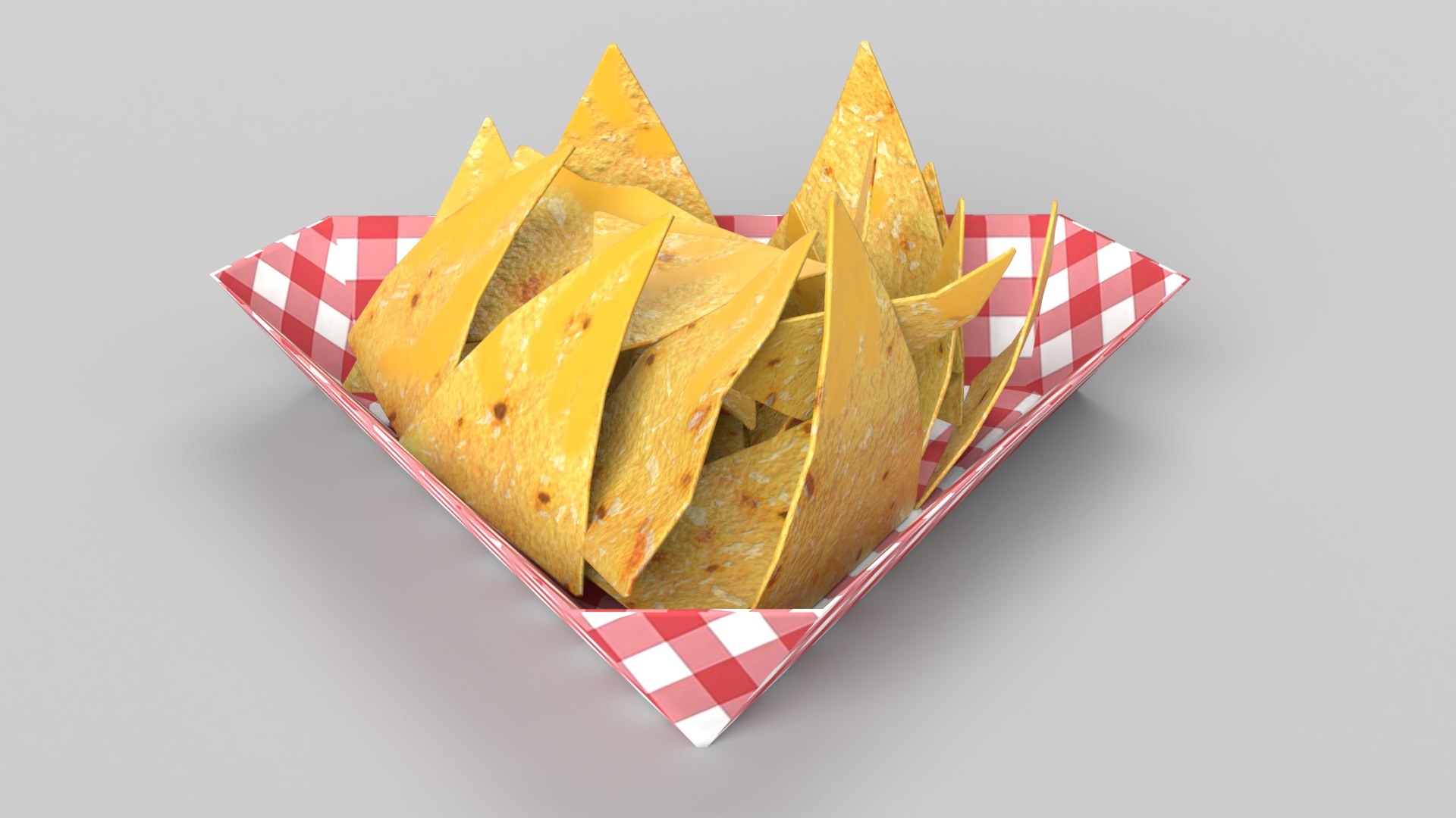3D Nacho Cheese Chips - TurboSquid 1909225