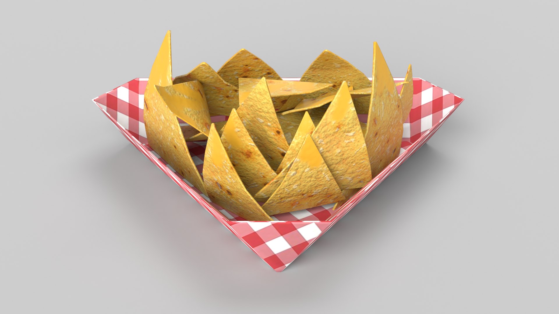 3D Nacho Cheese Chips - TurboSquid 1909225