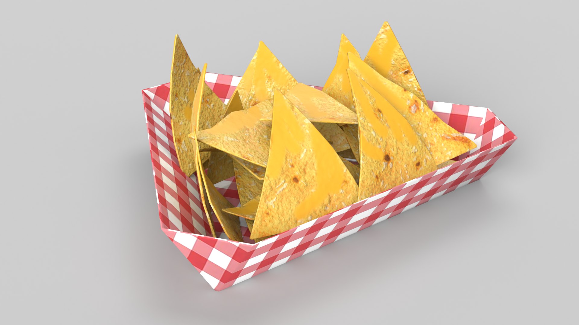 3D Nacho Cheese Chips - TurboSquid 1909225