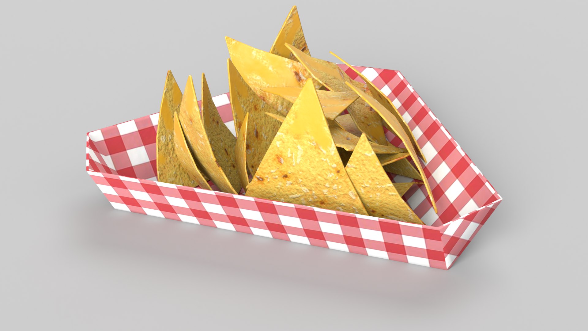 3D Nacho Cheese Chips - TurboSquid 1909225