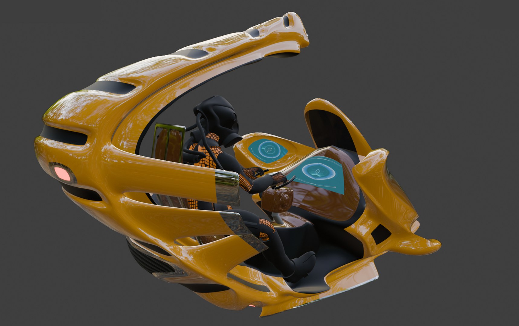 3D Model Nexus Veloce Urban Flux Interceptor - TurboSquid 2515391