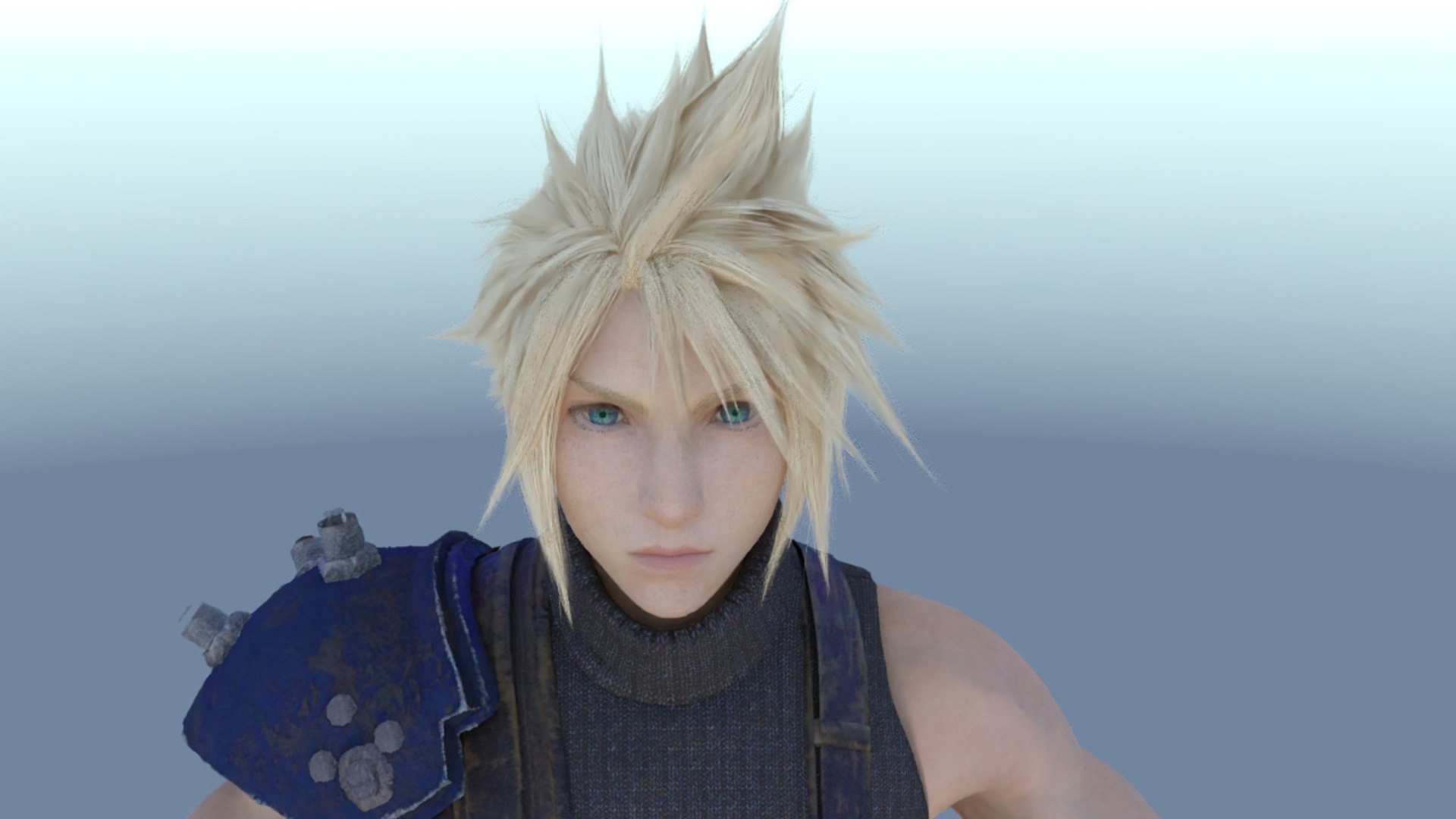 3D Cloud Strife FF7 Remake - TurboSquid 1859105