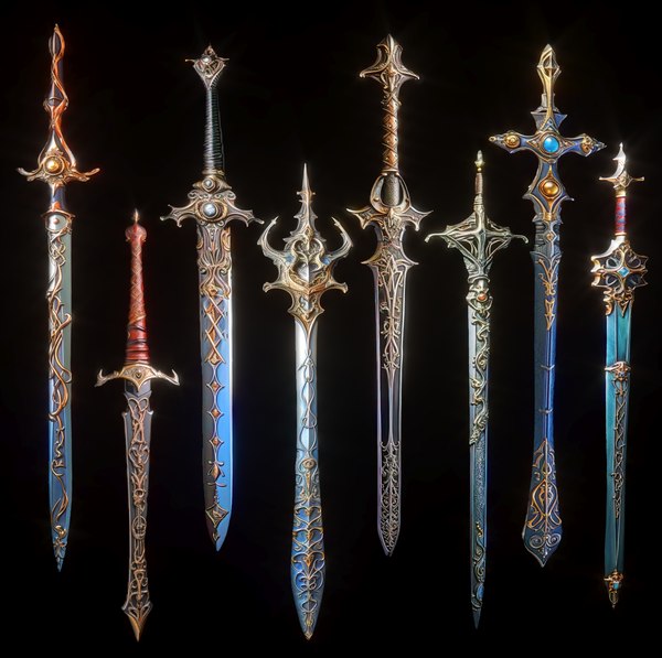 modelo 3d Espadas Mágicas - TurboSquid 2165210