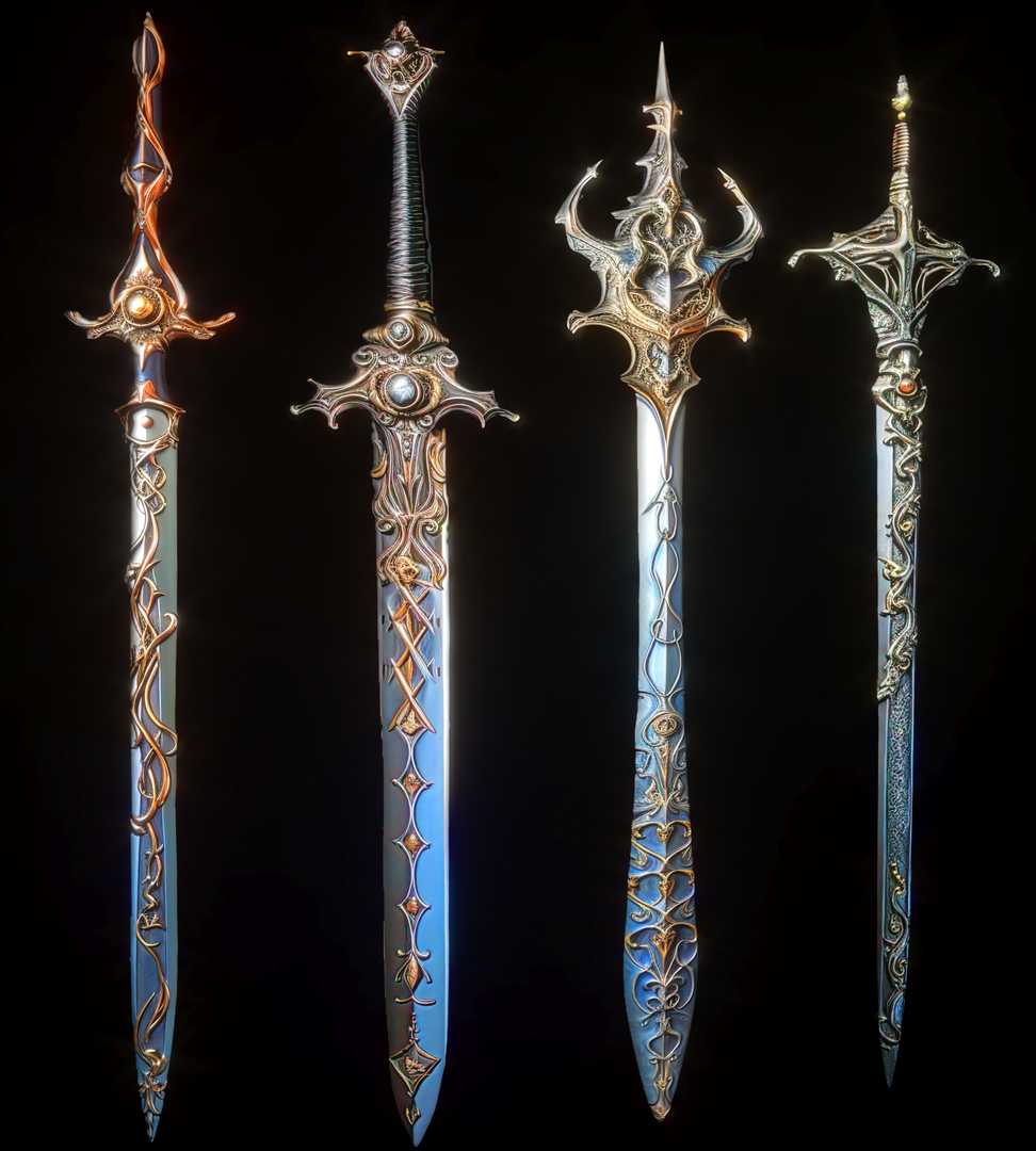 3D Magical Swords Model - TurboSquid 2165210