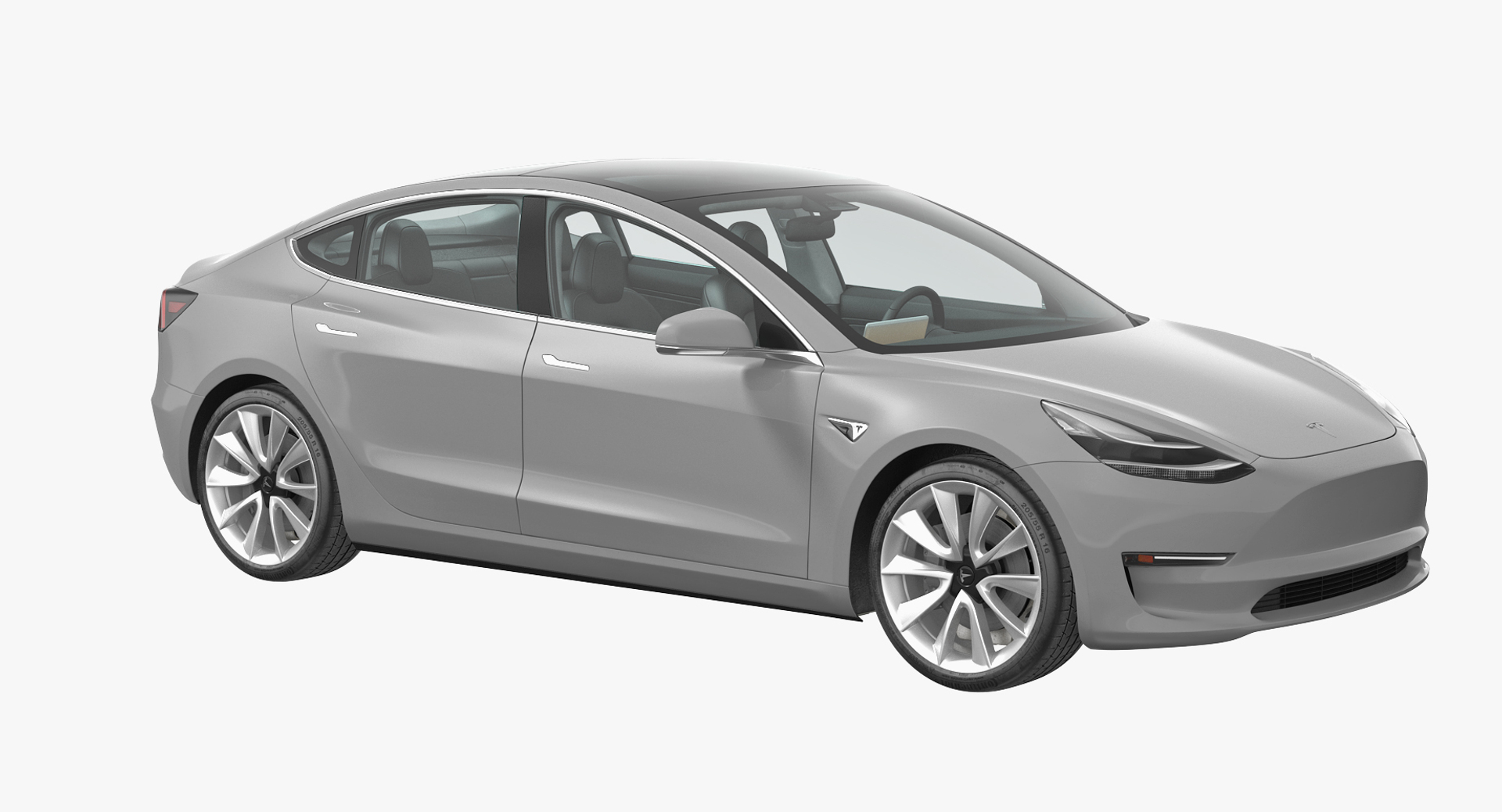 Tesla 3 Simple Interior 3D Model - TurboSquid 1220755