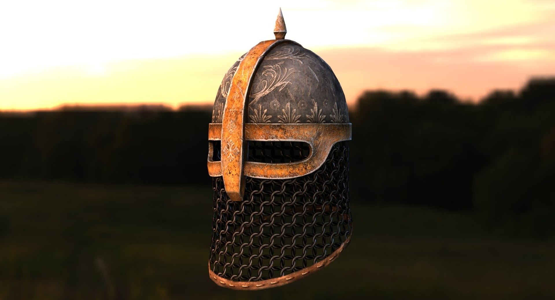 Medieval Helmet Model - TurboSquid 1197290