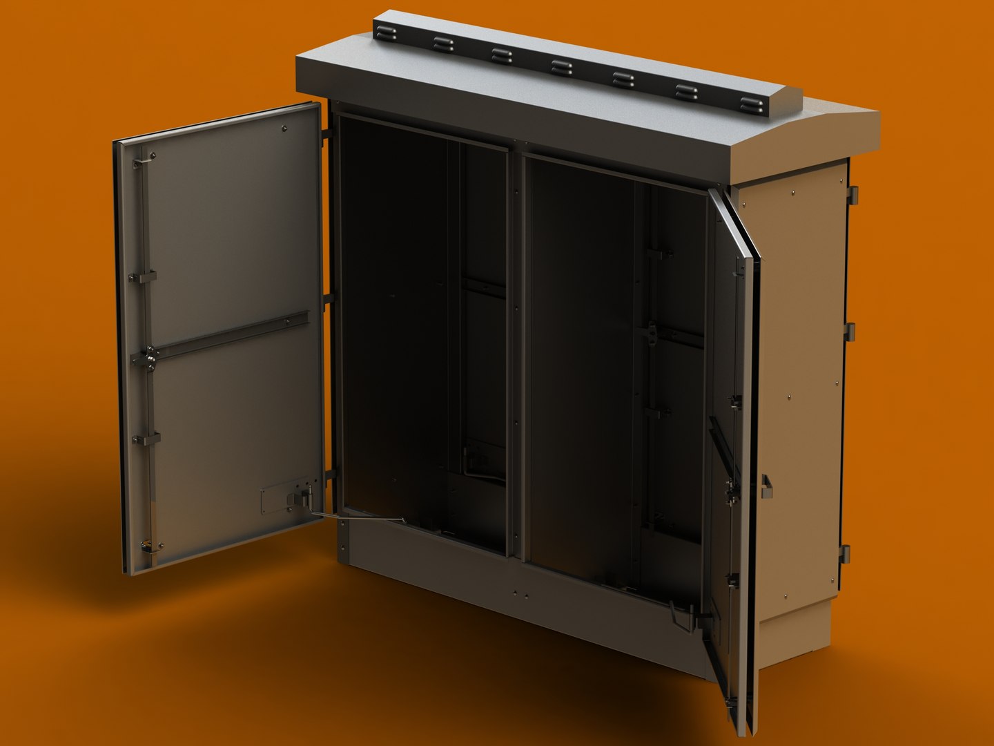 Waterproof Outdoor Electrical Enclosures 3D - TurboSquid 2158792