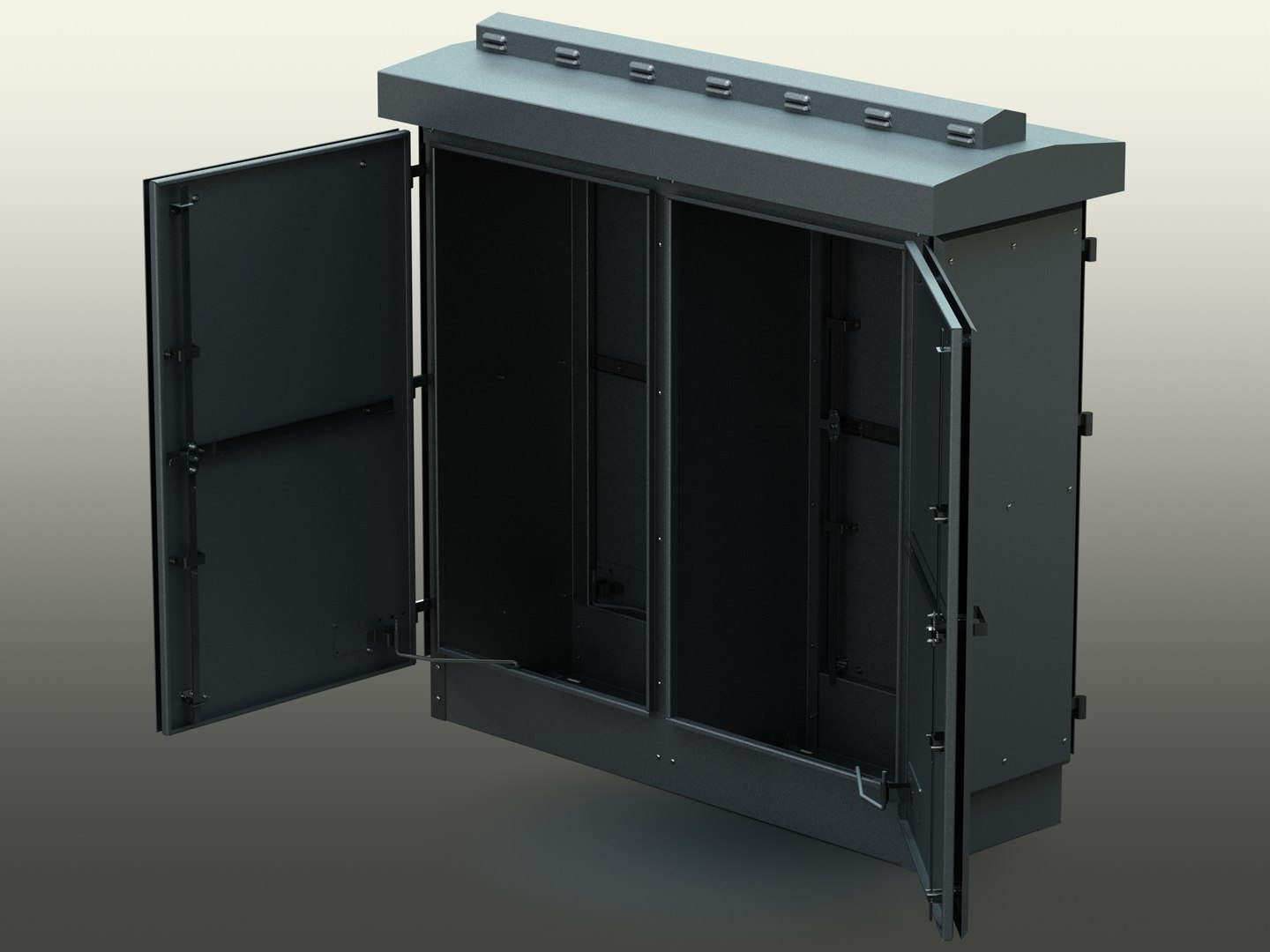 Waterproof Outdoor Electrical Enclosures 3D - TurboSquid 2158792