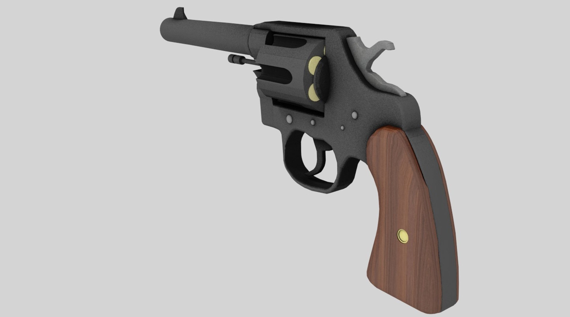 3d Model Modeled Colt Revolver