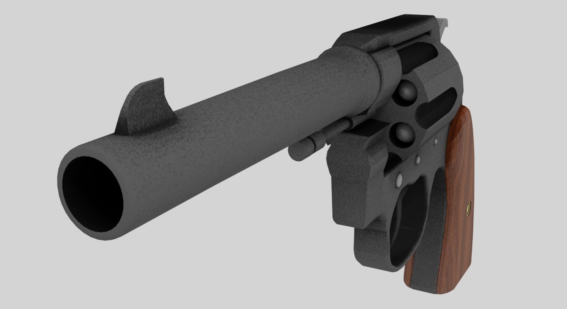 3d Model Modeled Colt Revolver