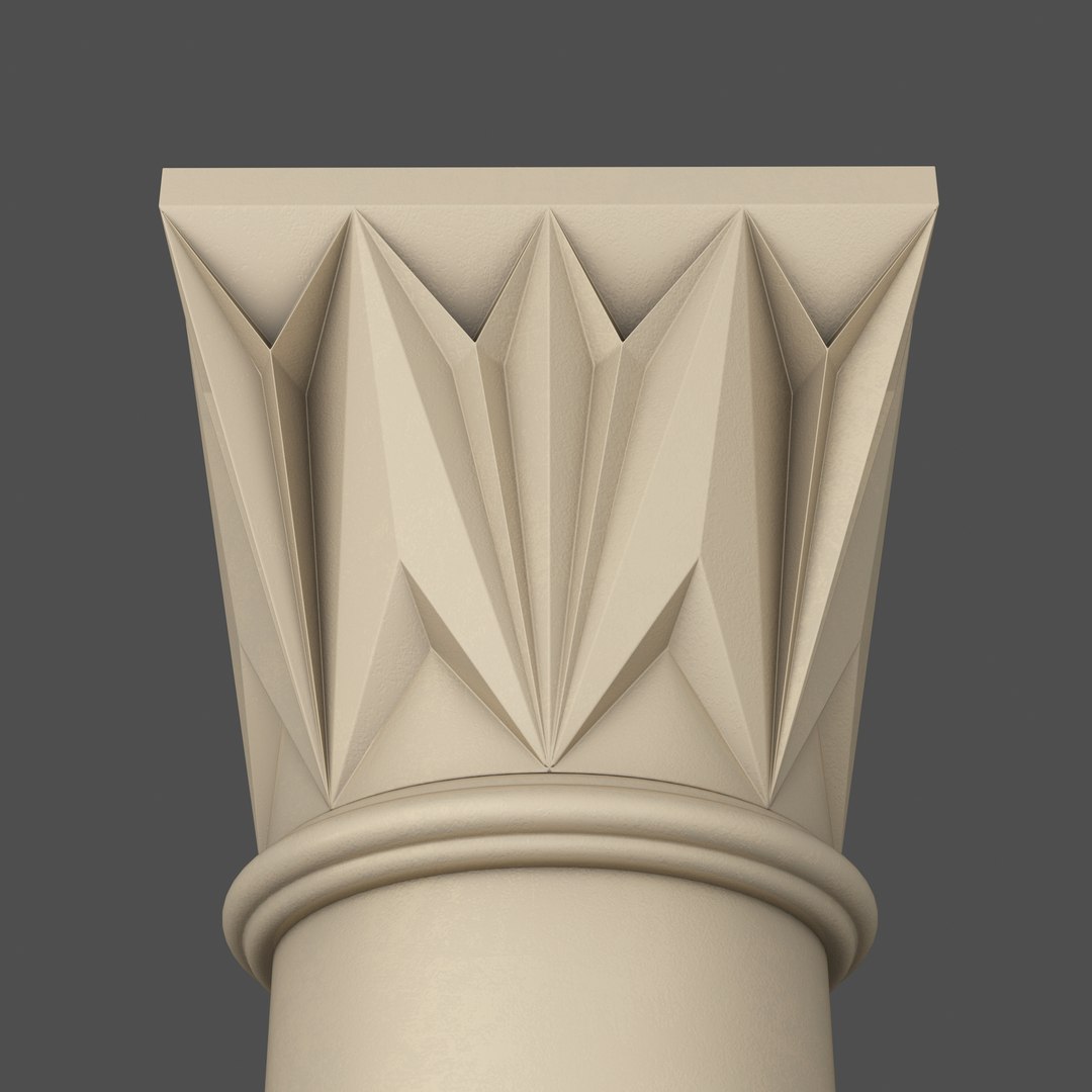 3D Classic Islamic Column 002 - TurboSquid 2066592