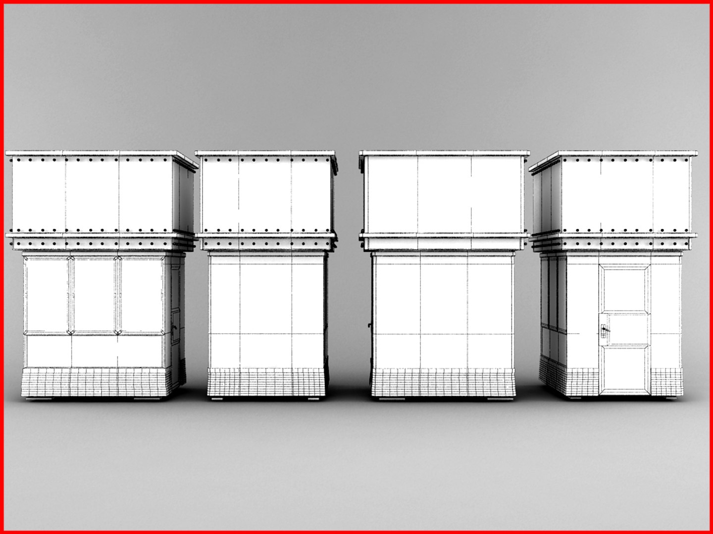 3dsmax ticket booth