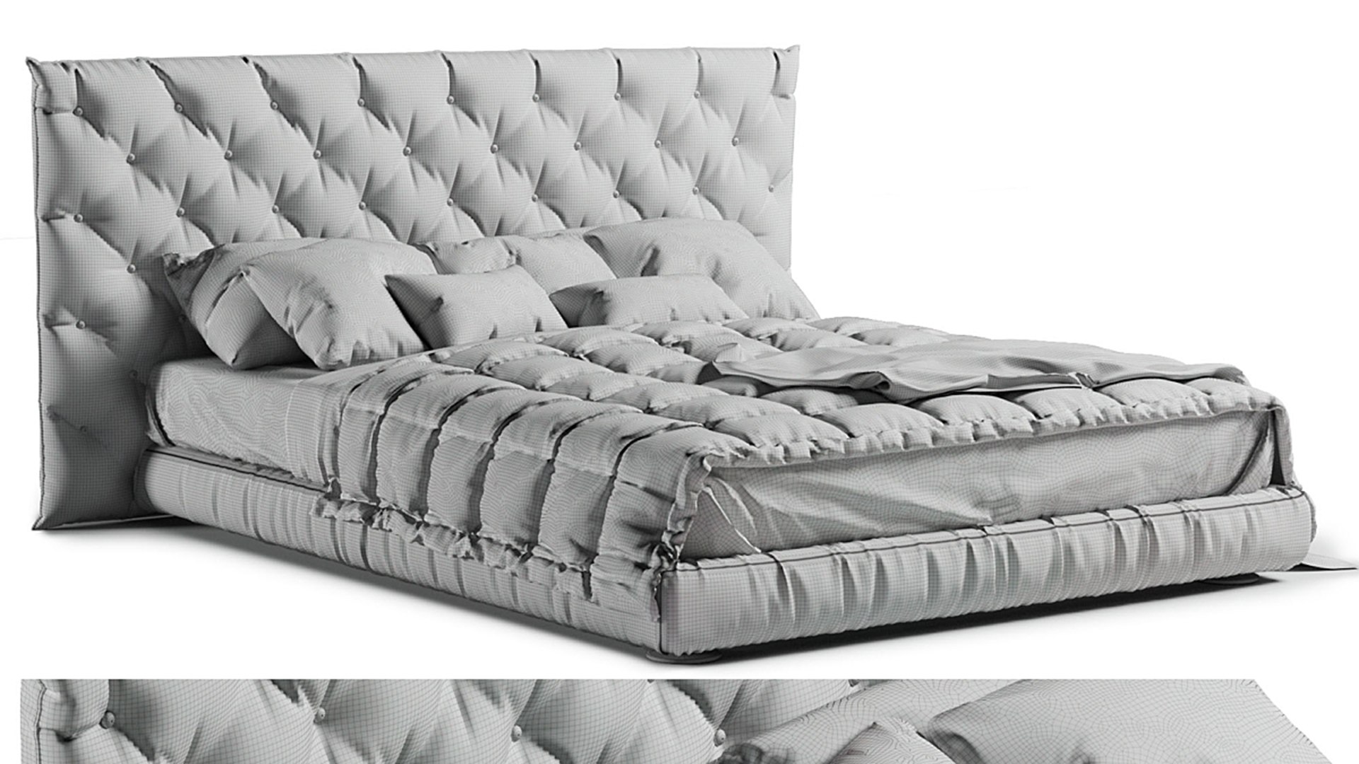 Full Moon Bed 2019 3D Model - TurboSquid 2222343