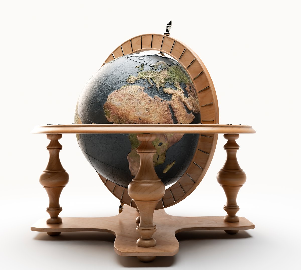 3D Model World Globe Model - TurboSquid 2042115