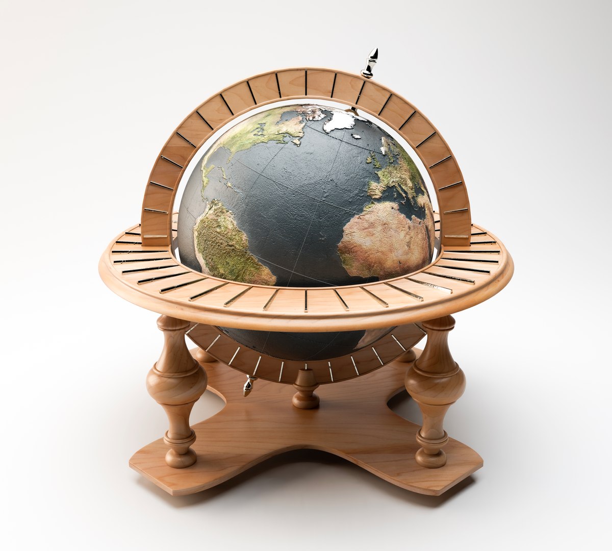 3D Model World Globe Model - TurboSquid 2042115