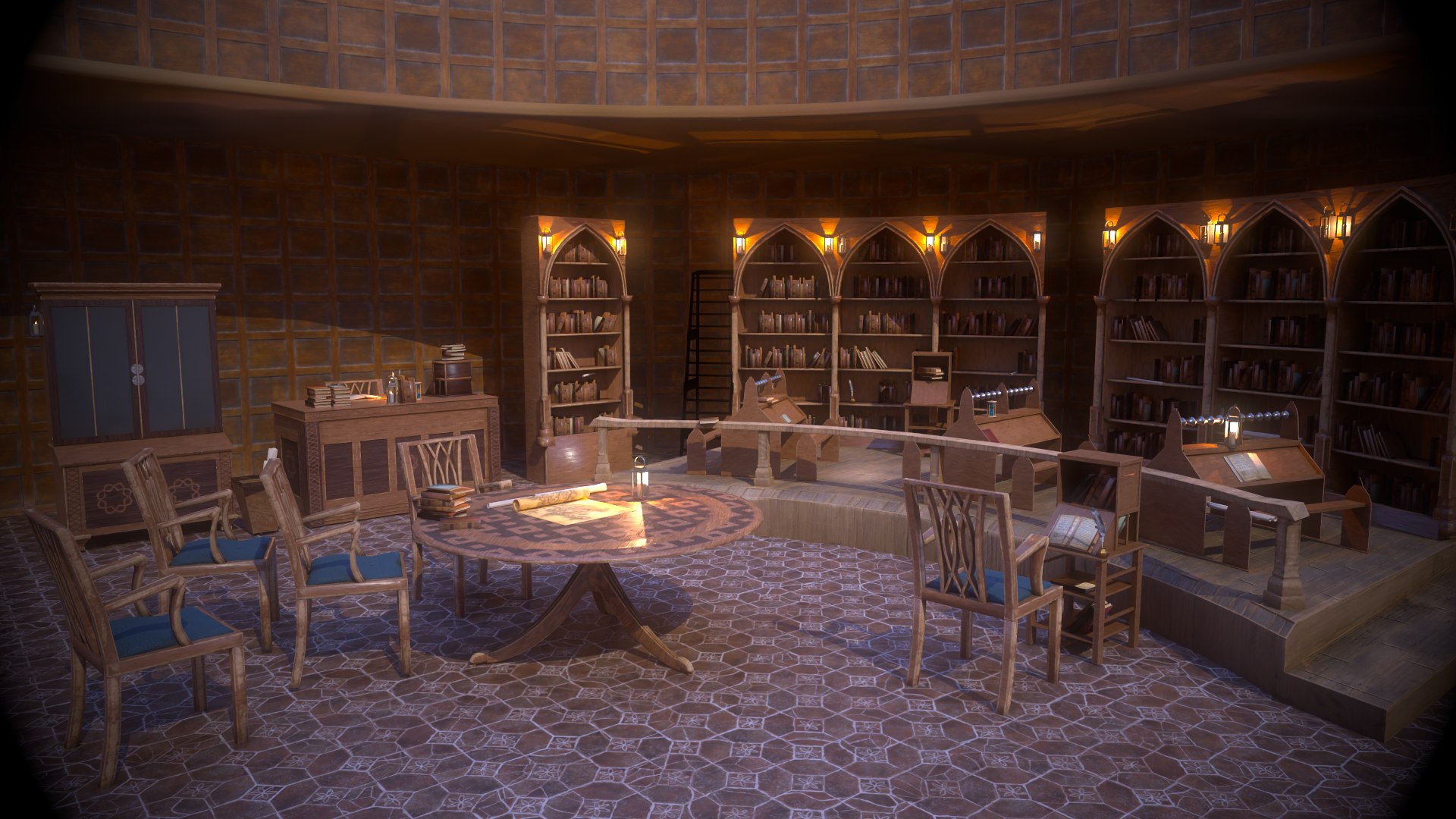 Medieval Library Model Pack Tortilla 3D Model - TurboSquid 1771835