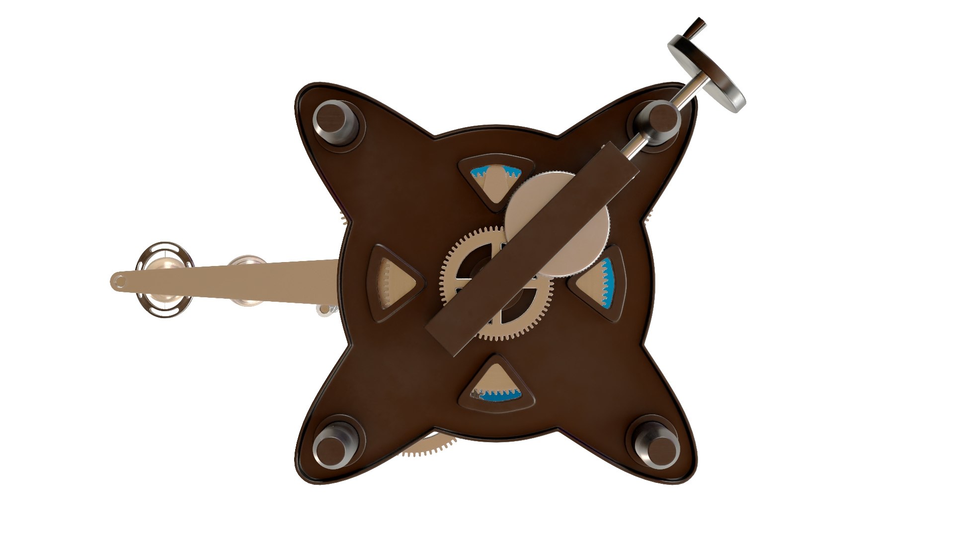 Orrery Mechanical Solar System 3D Model - TurboSquid 2302287