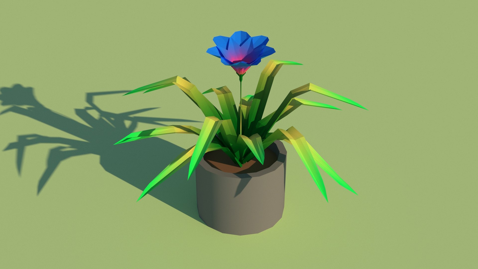 Low Poly Flowers 3D - TurboSquid 2028624
