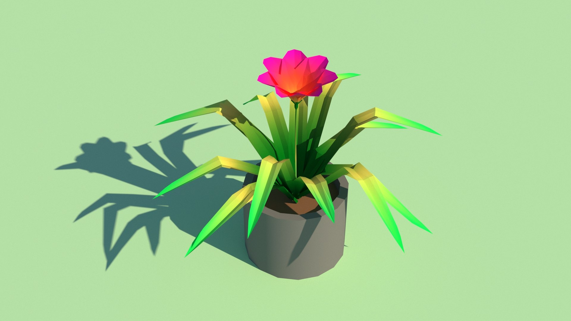 Low Poly Flowers 3D - TurboSquid 2028624