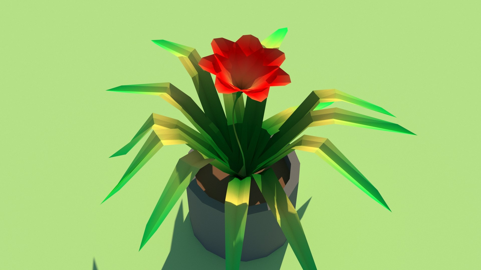 Low Poly Flowers 3D - TurboSquid 2028624