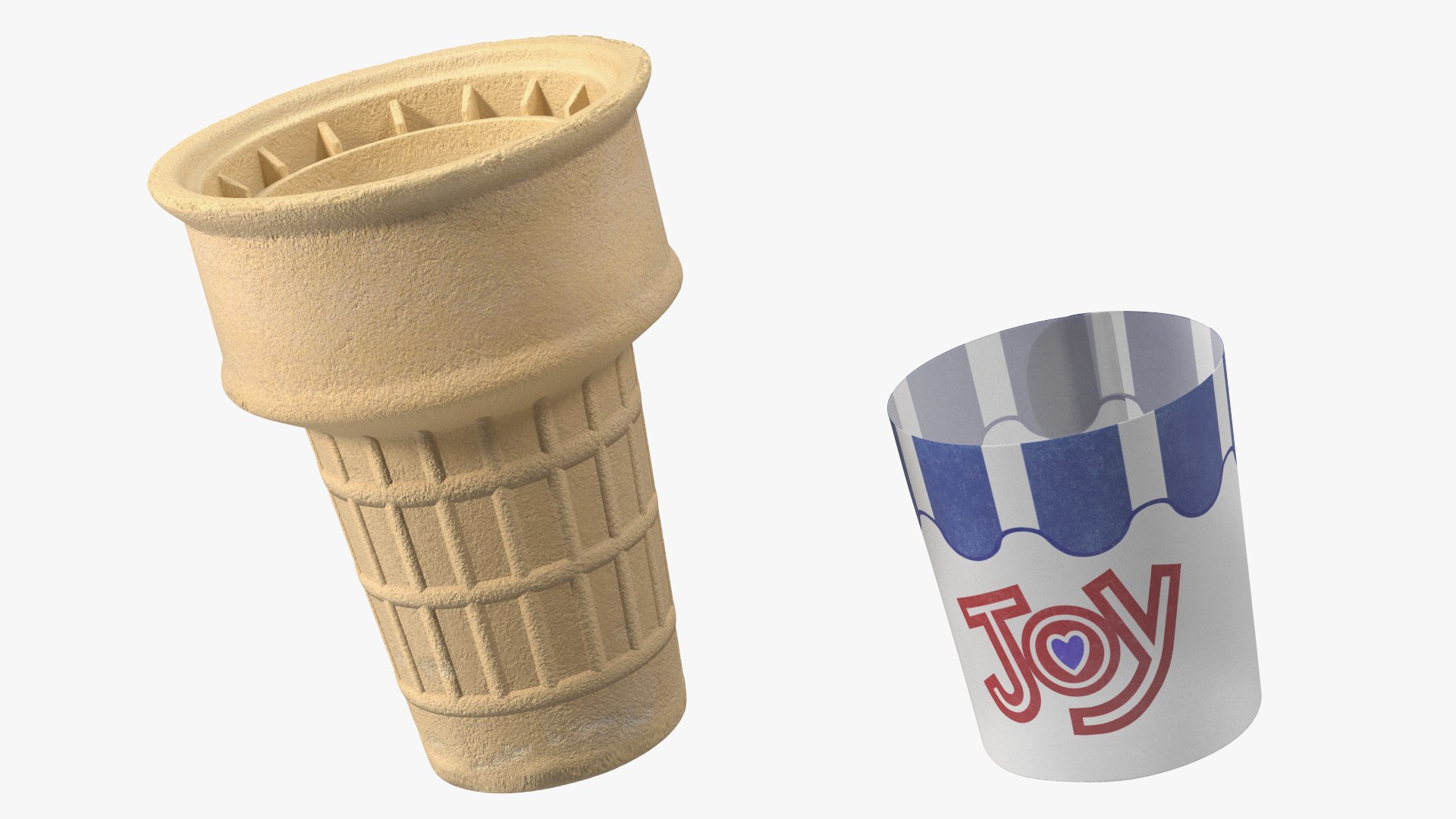 JOY 40 Flat Bottom Jacketed Cake Cone 3D Model - TurboSquid 2241838