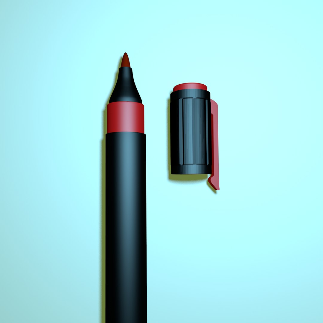 Marker office 3D model - TurboSquid 1495876