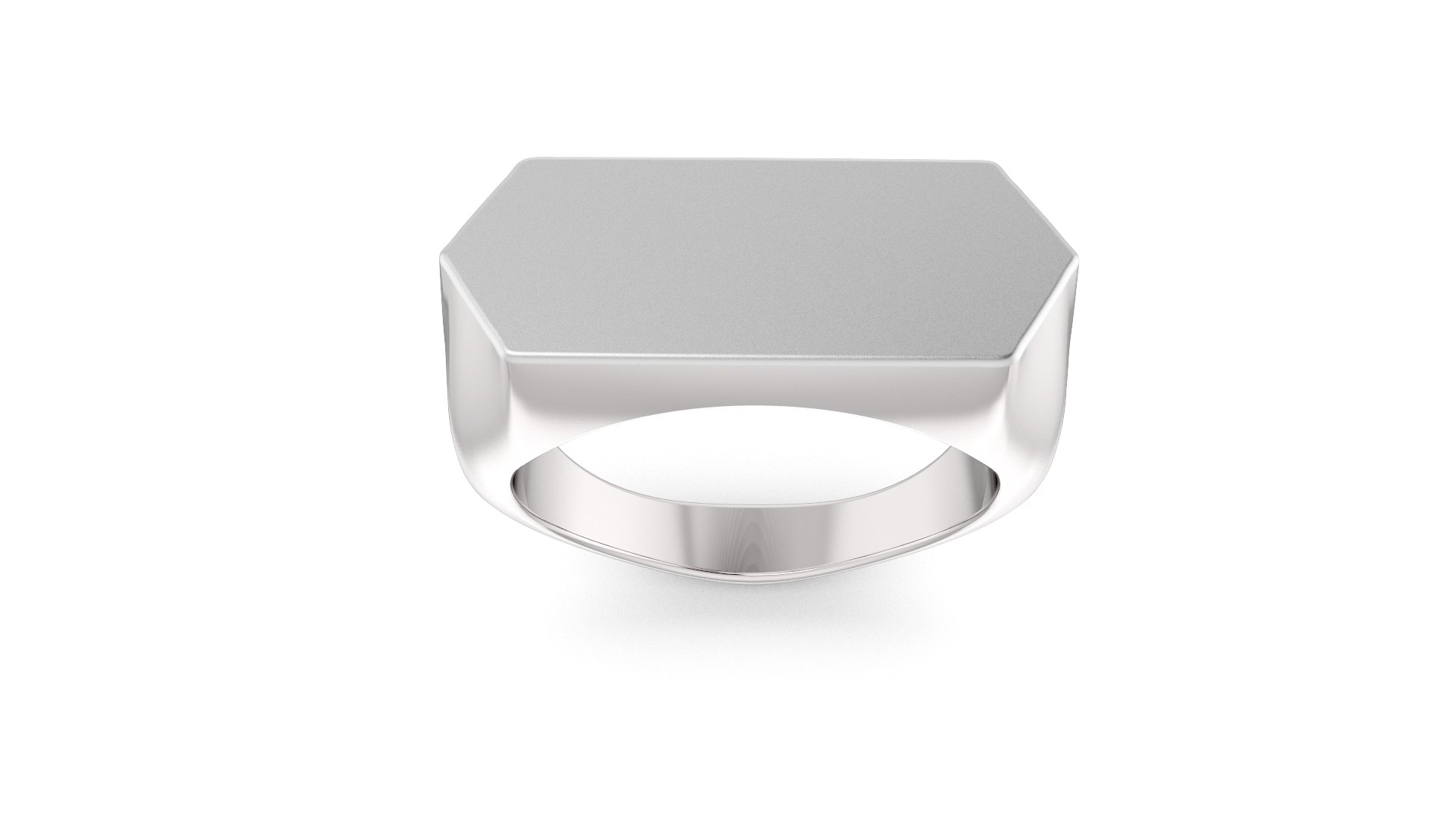 3D Hexagonal Signet Ring - TurboSquid 2080673
