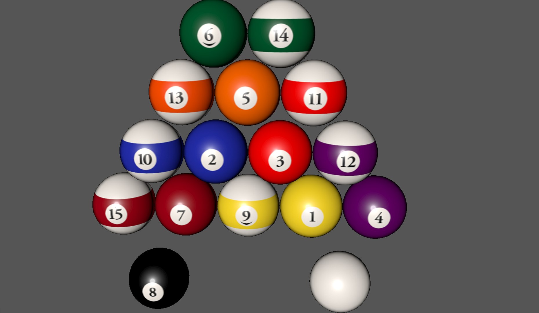 pool ball billiard c4d