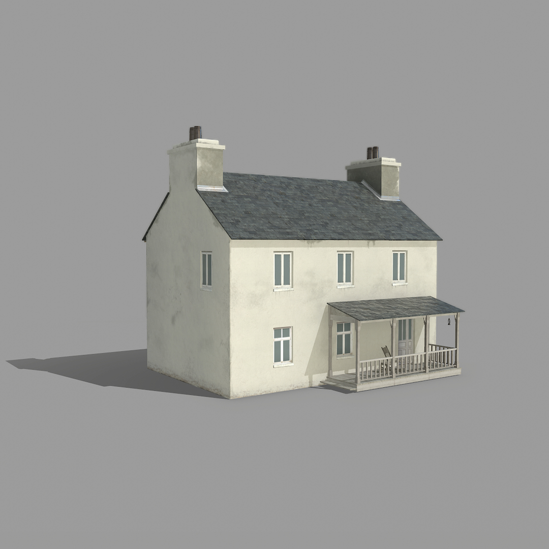 3d Irish House Games Model