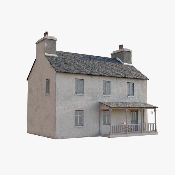 Colonial House 3D Models for Download | TurboSquid