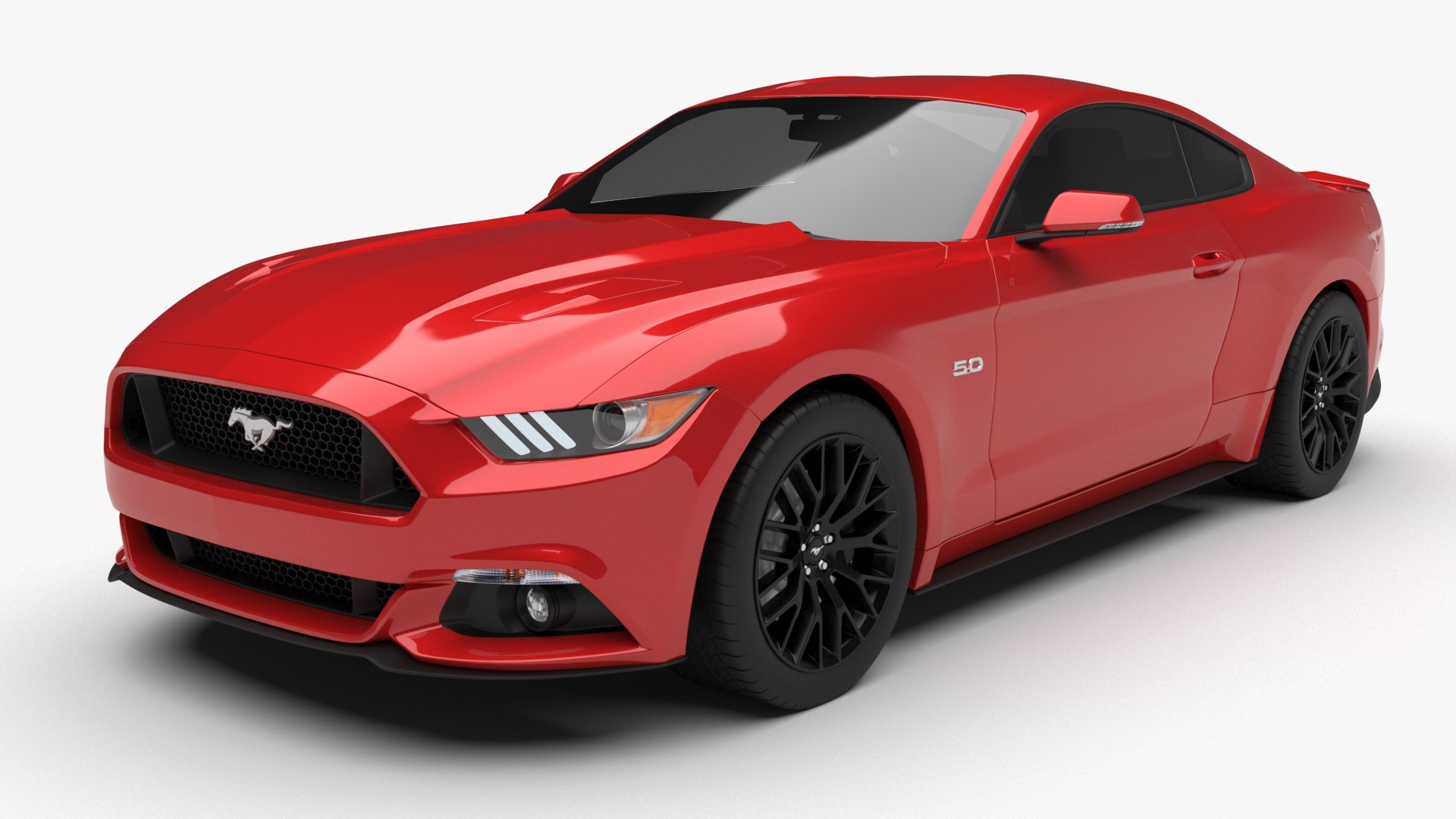 Ford Mustang GT 2015 model - TurboSquid 1922081
