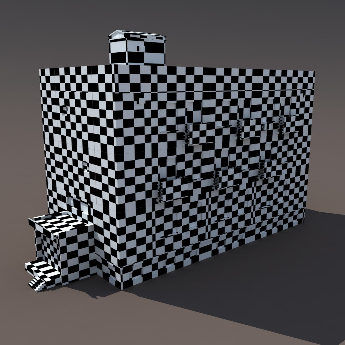 3d residential building model