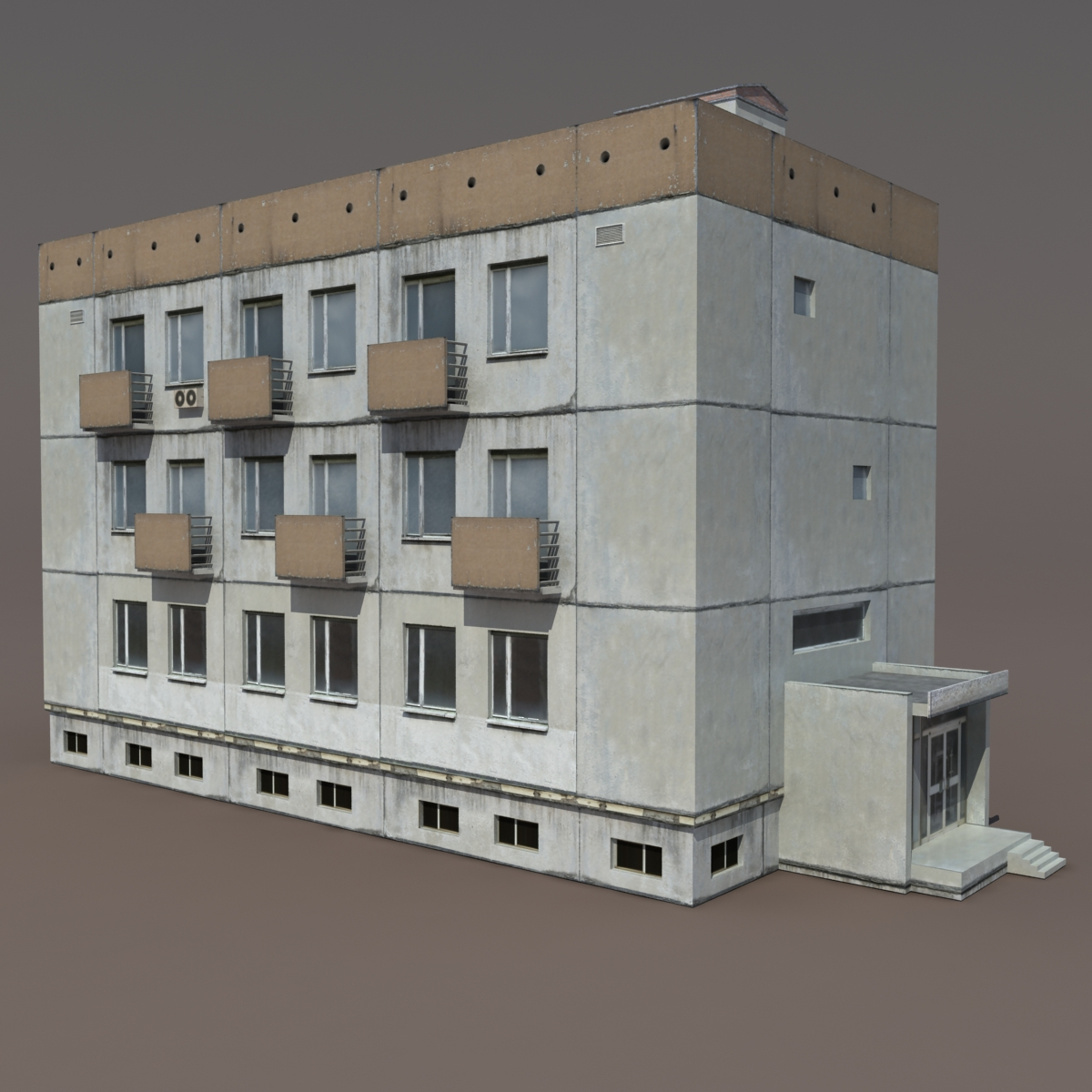 3d residential building model