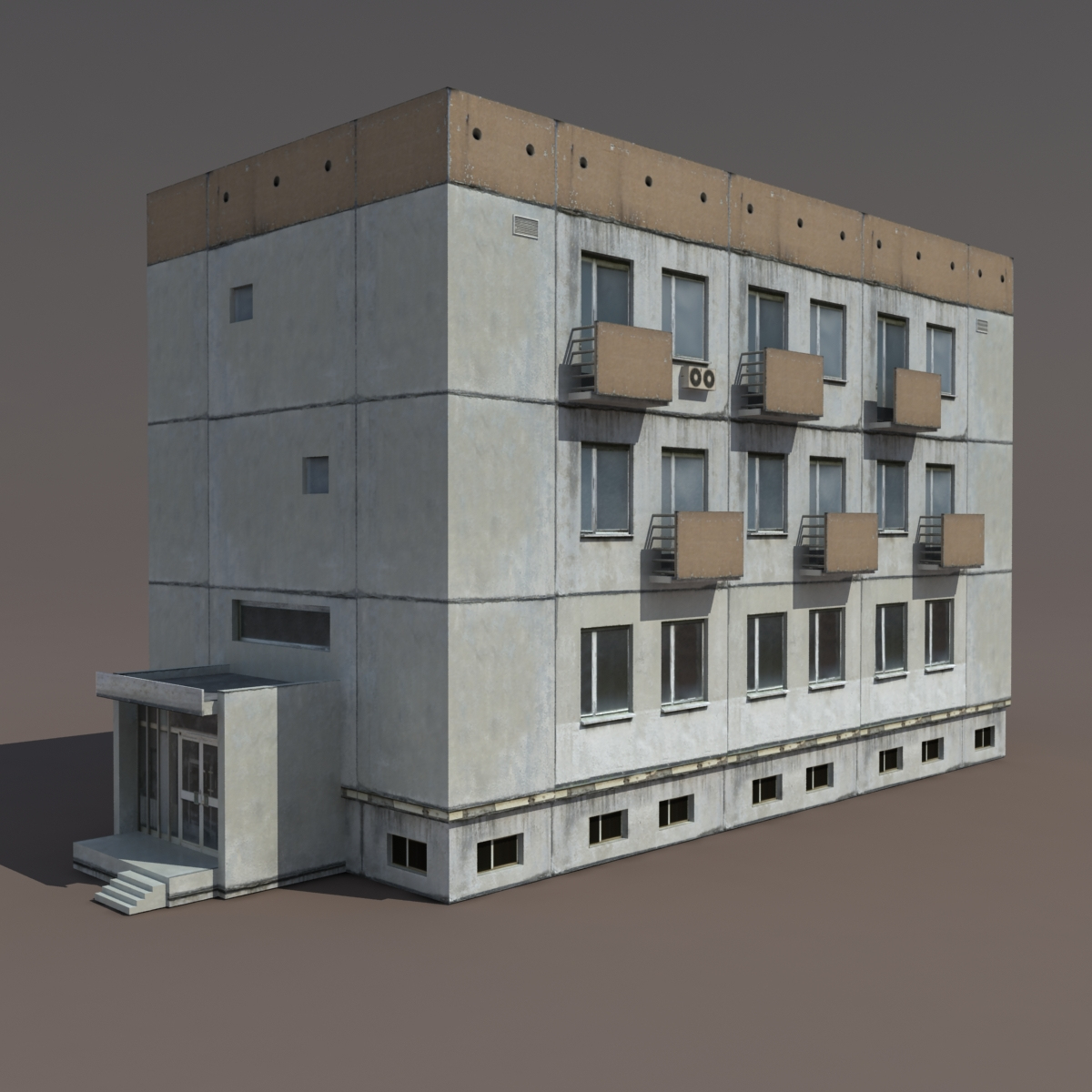 3d residential building model