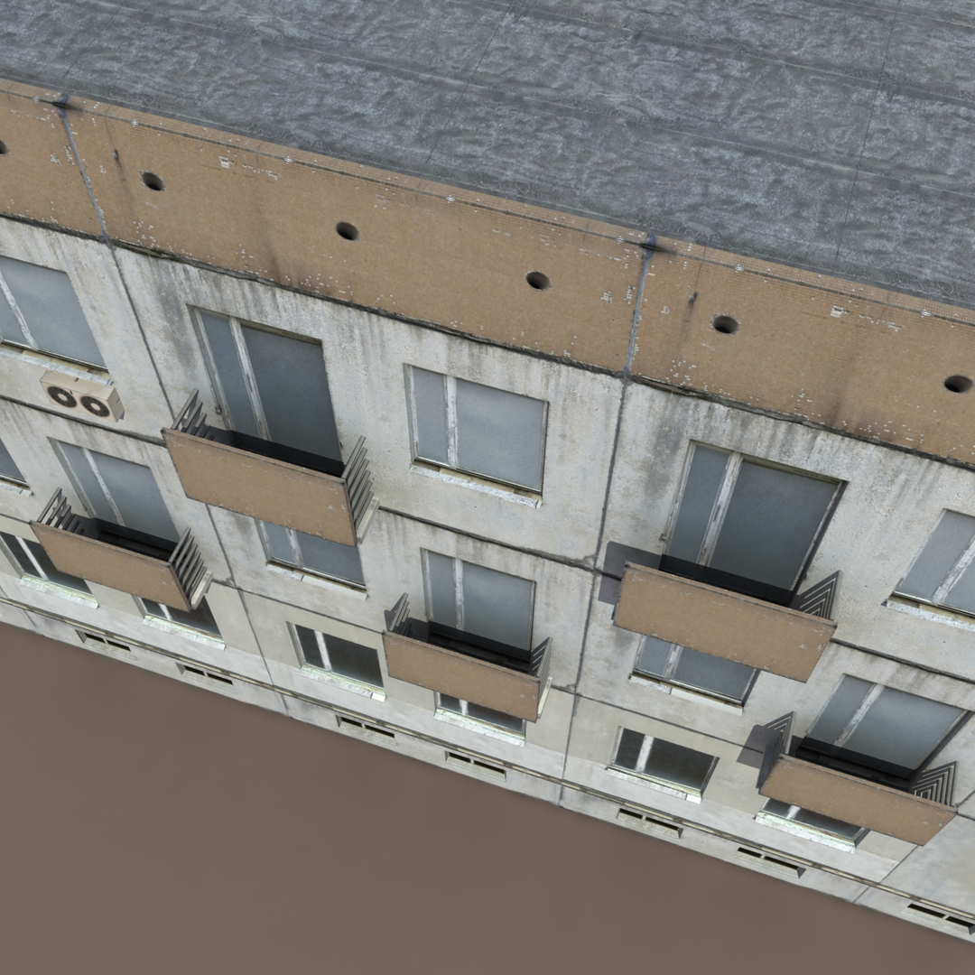 3d residential building model