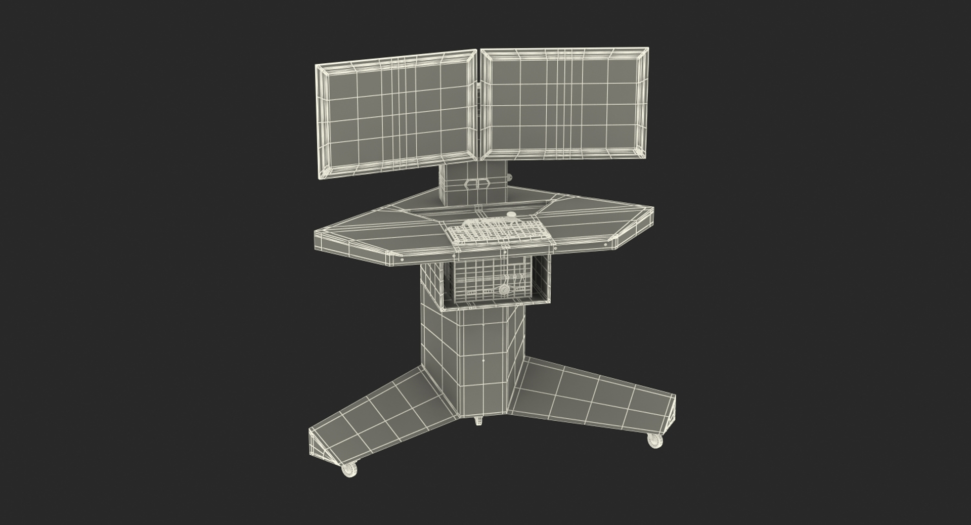 Mobile Control Panel Table Model - TurboSquid 1292117