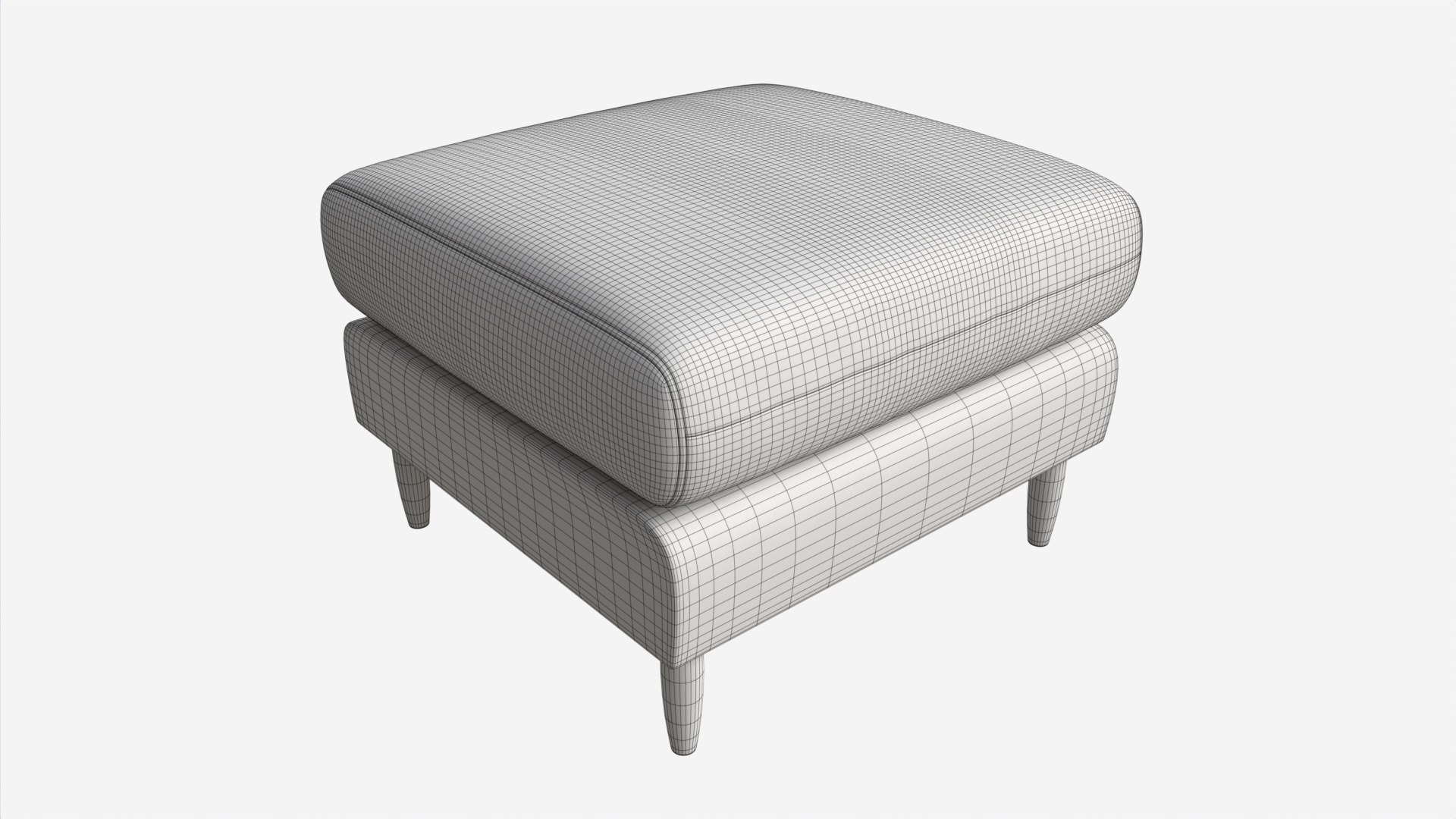 3D Footstool Ercol Loreta Model - TurboSquid 2010489