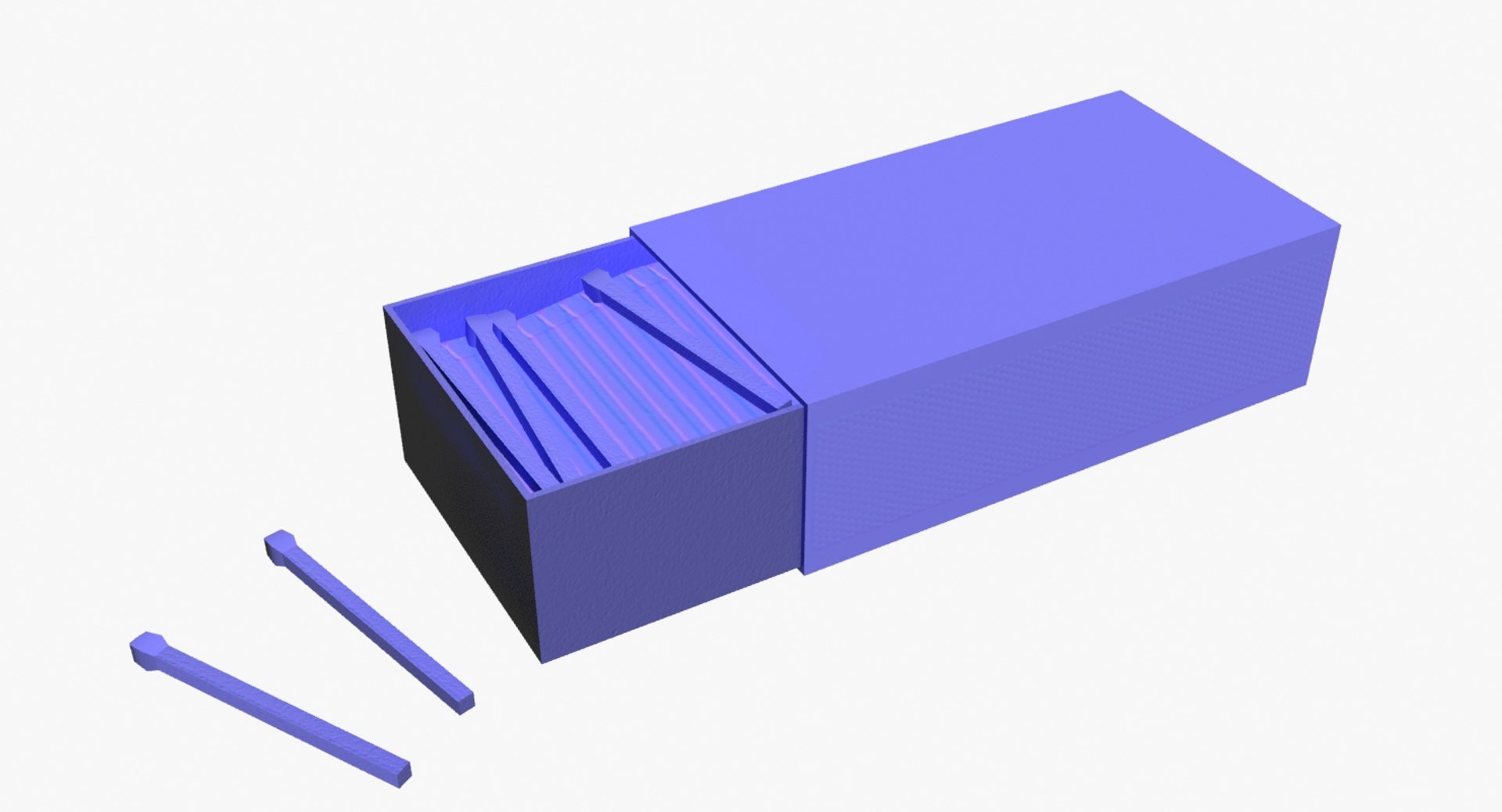 Matches Box 3d Model