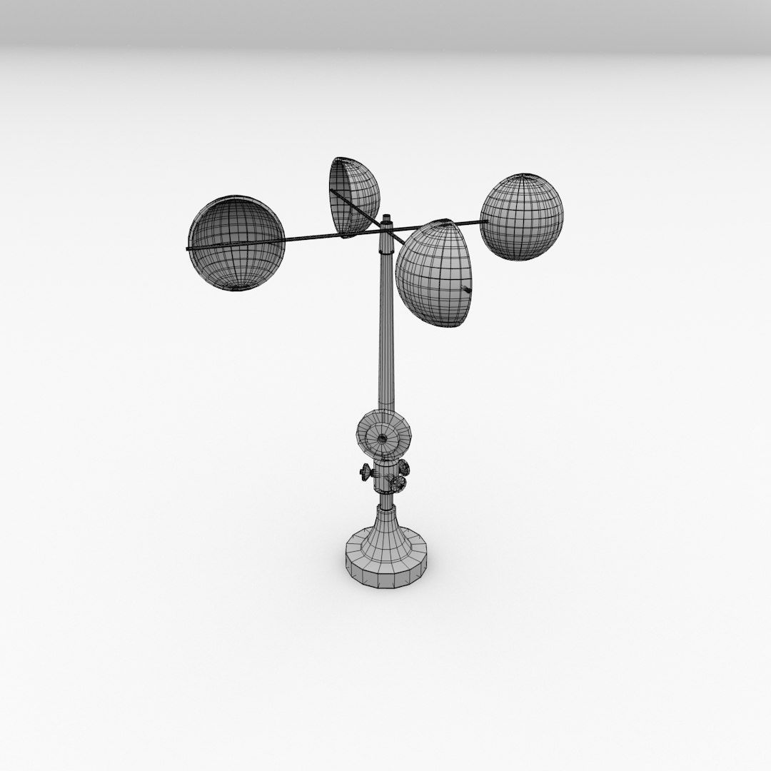 3D Anemometer Model - TurboSquid 1218278