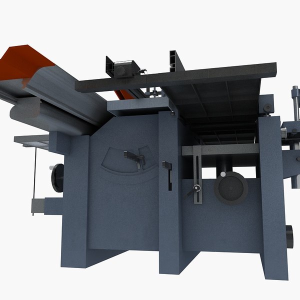 Cutting machine 3D model - TurboSquid 1535828